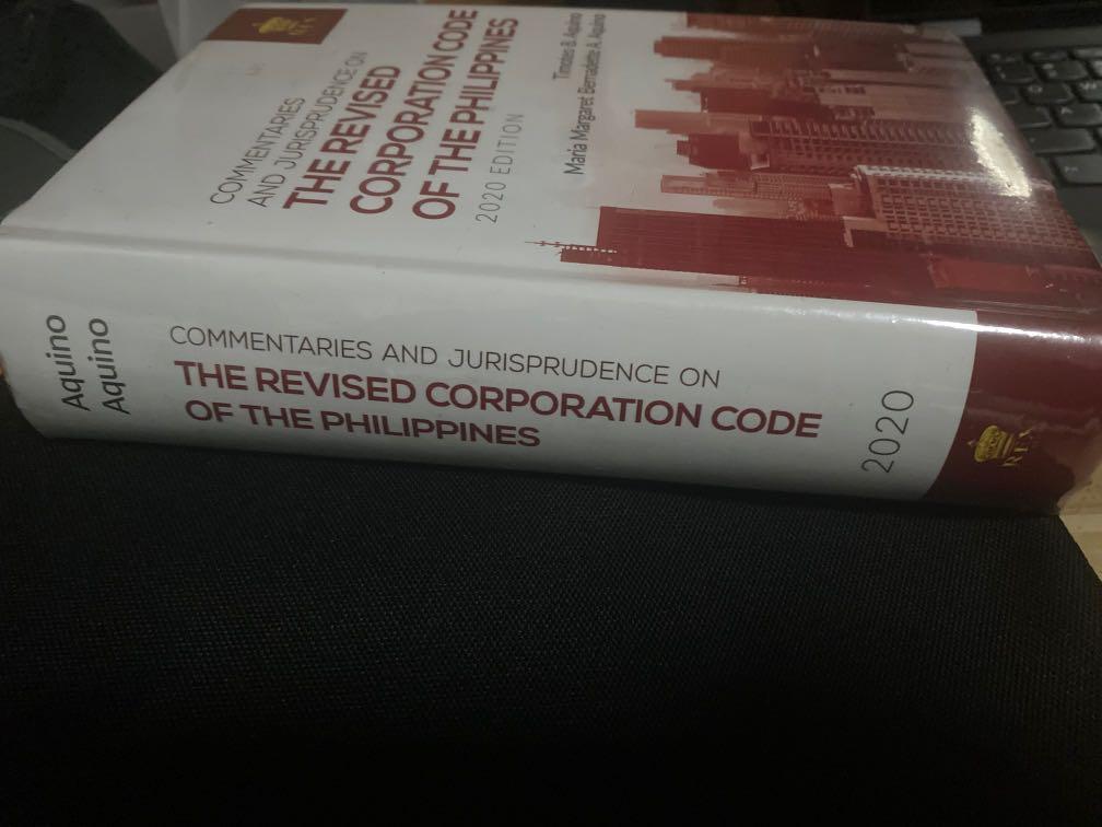 Revised Corporation Code (2020) - Aquino & Aquino, Hobbies & Toys ...