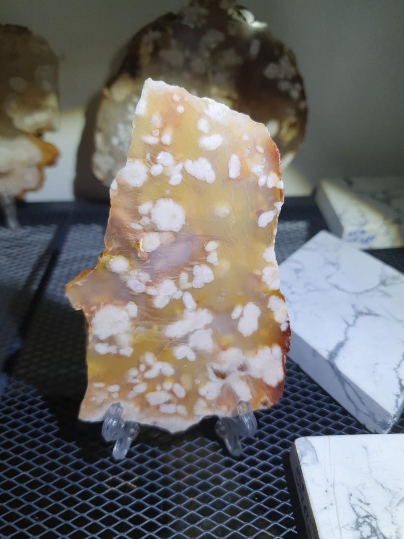 Sakura agate slab, Women's Fashion, Jewelry & Organisers, Precious ...