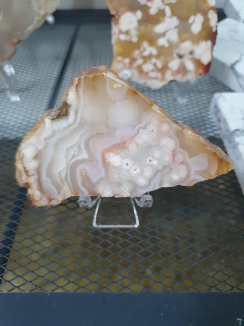 Sakura agate slab, Women's Fashion, Jewelry & Organisers, Precious ...