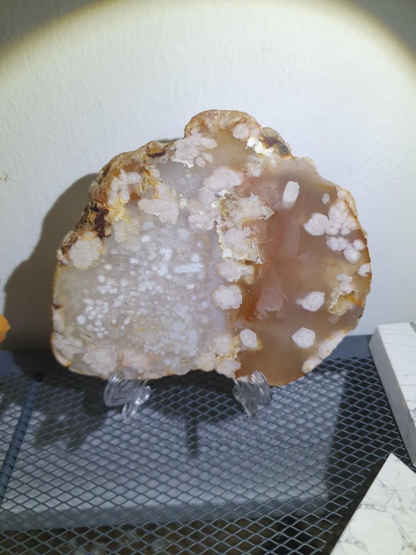 Sakura agate slab, Women's Fashion, Jewelry & Organisers, Precious ...