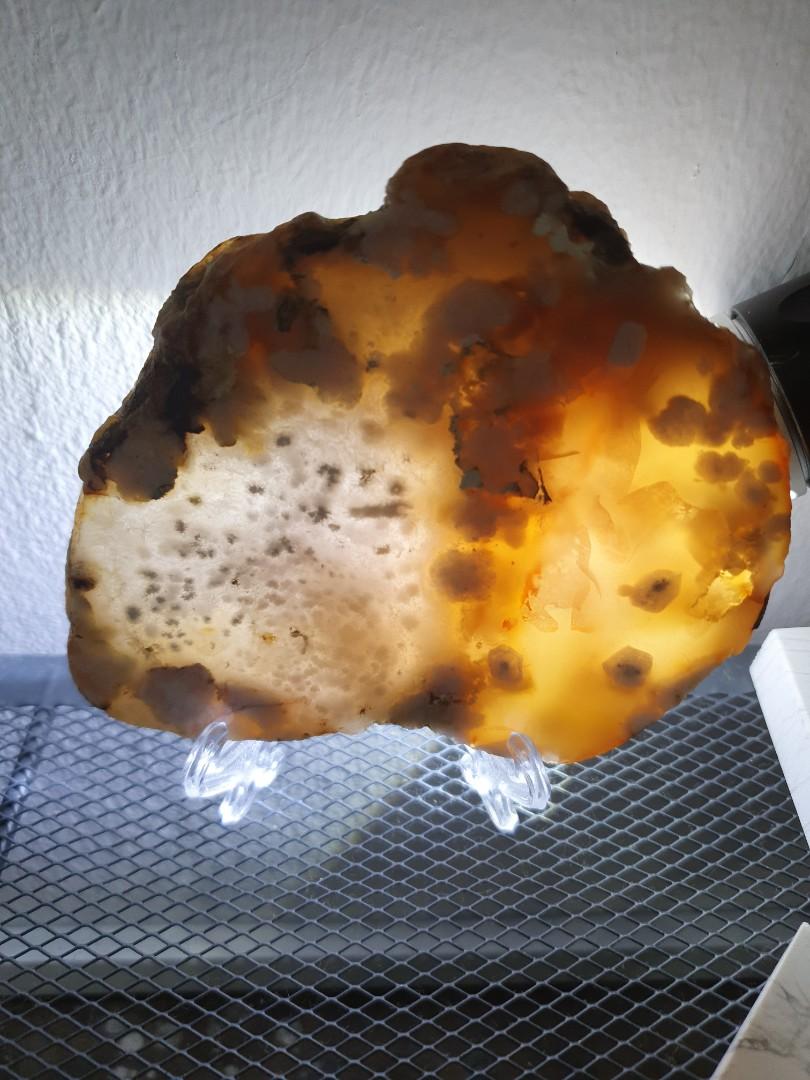 Sakura agate slab, Women's Fashion, Jewelry & Organisers, Precious ...