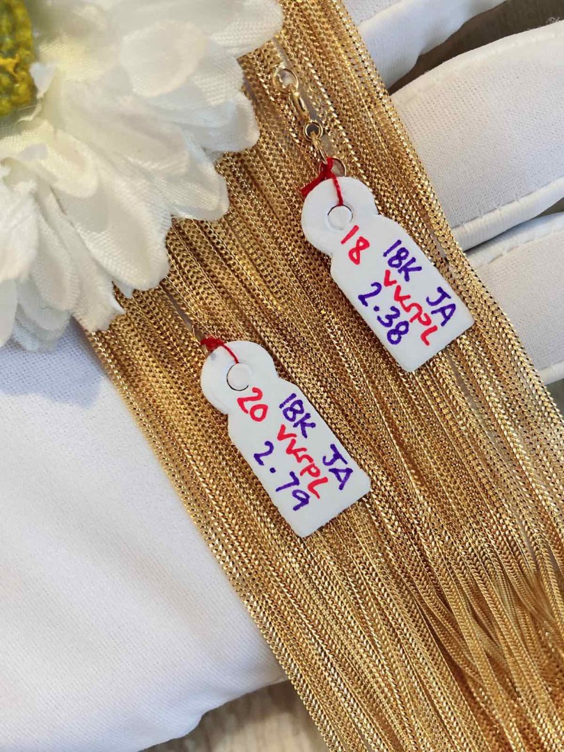 Sedusa Chain 18k Japan Gold, Women's Fashion, Jewelry & Organizers ...