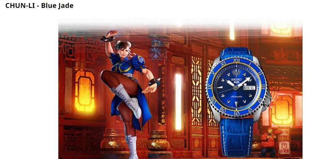 Seiko Street Fighter Chun-Li Limited Edition Watch SRPF17, Luxury ...