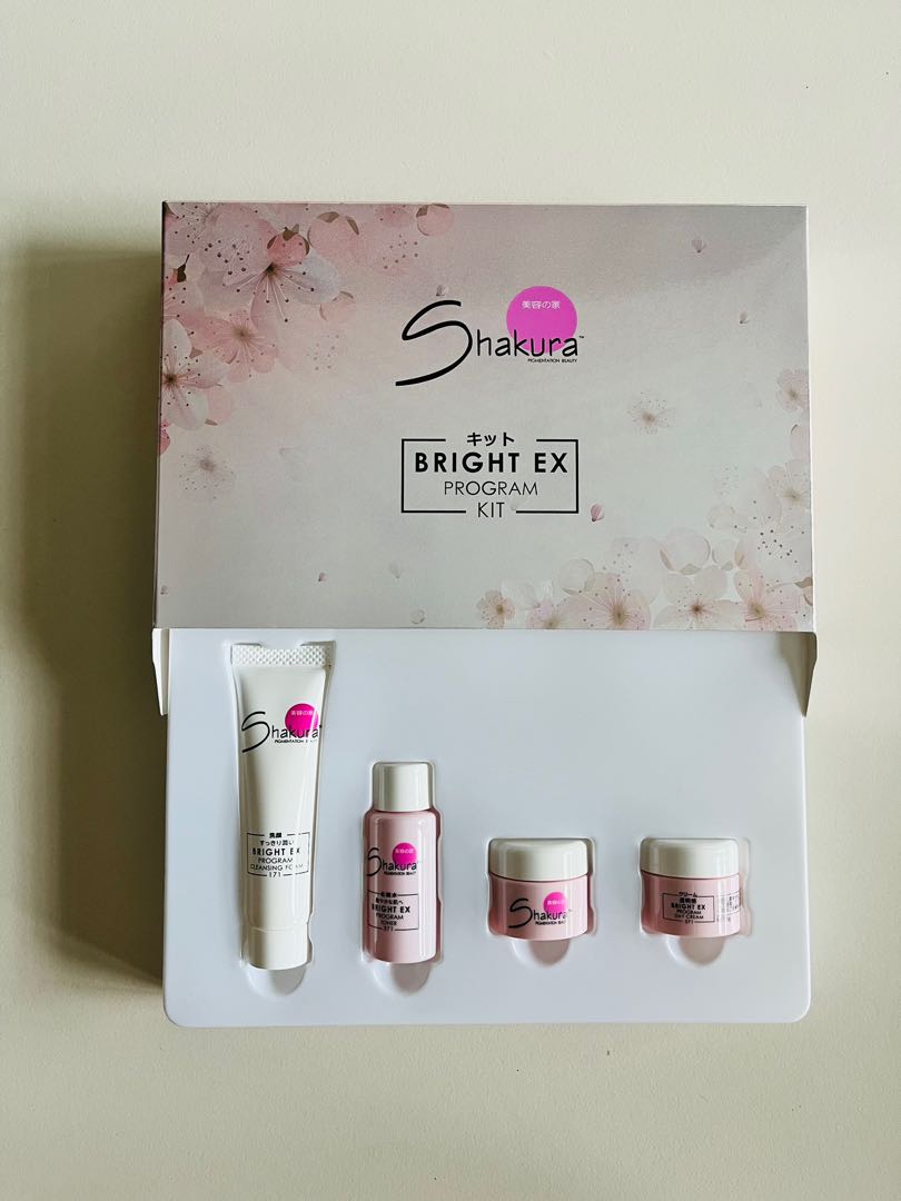 Shakura Bright Ex Program Kit, Beauty & Personal Care, Face, Face Care ...