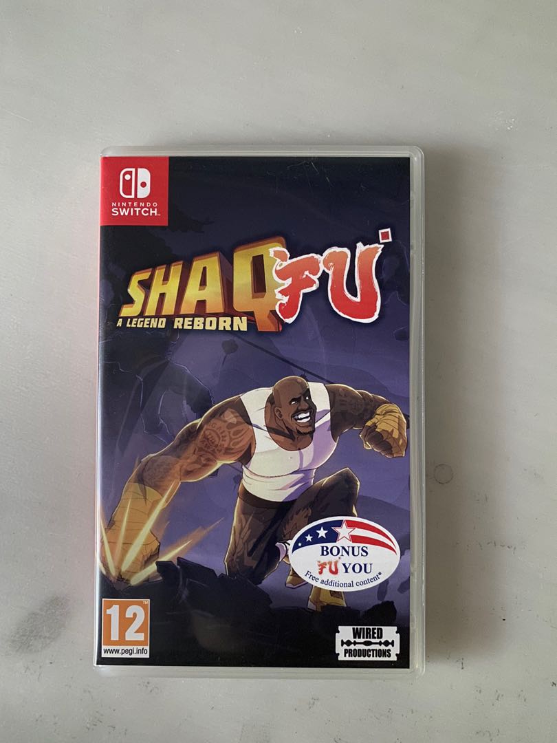 Shaq fu switch cartridge, Video Gaming, Video Games, Nintendo on Carousell