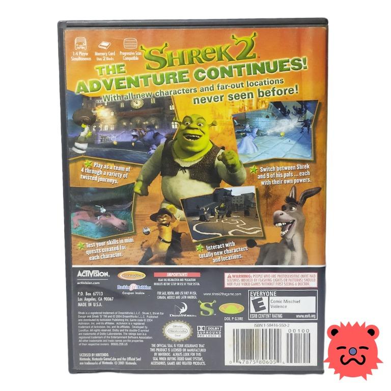 Shrek 2 game for Nintendo Gamecube | Gamecube games | US ENGLISH, Video ...