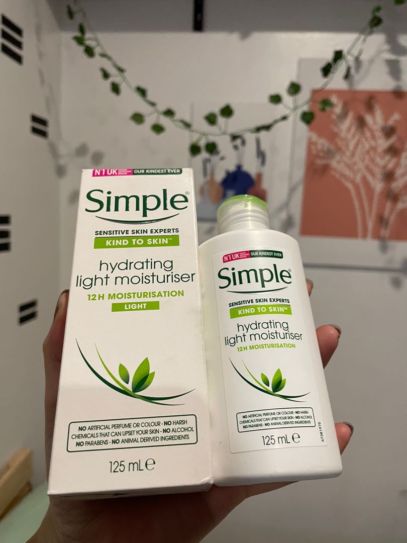 Simple Hydrating Light Moisturizer, Beauty & Personal Care, Face, Face ...