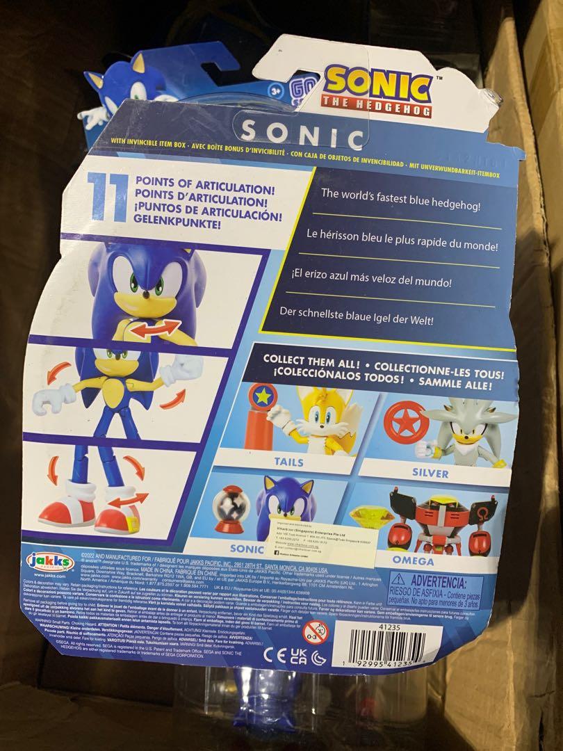Sonic The Hedgehog 4-inch Sonic Articulated & Bendable Action Figure ...