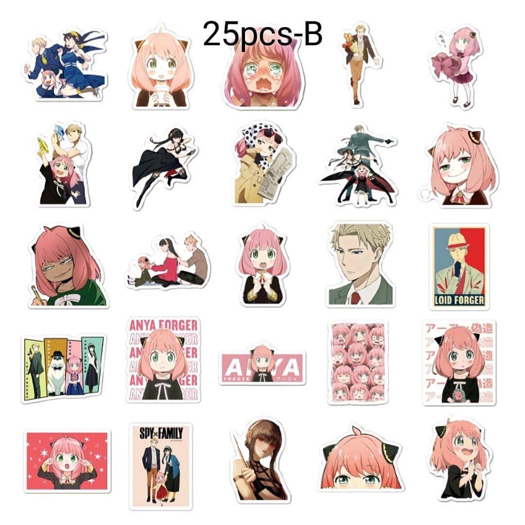 Spy X Family anime manga waterproof stickers / Loid Yor Anya Forger ...