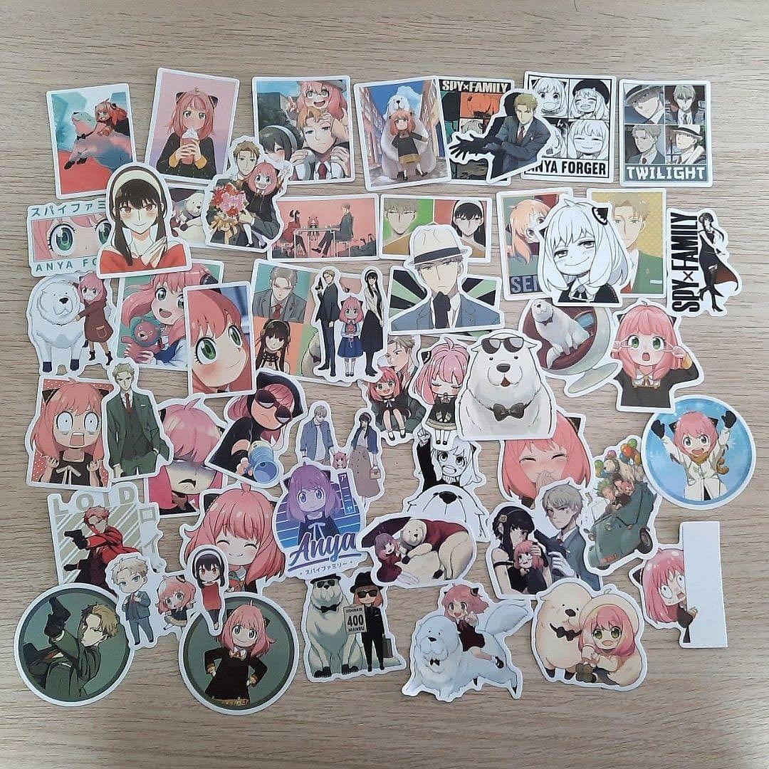Spy X Family anime manga waterproof stickers / Loid Yor Anya Forger ...