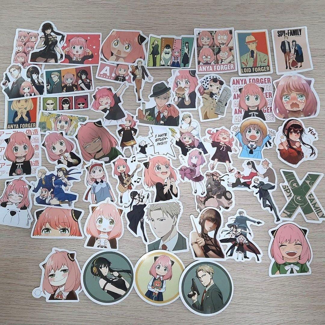 Spy X Family anime manga waterproof stickers / Loid Yor Anya Forger ...