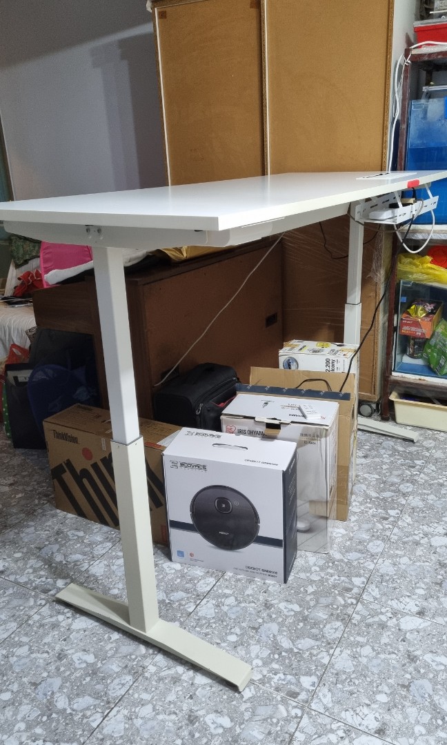 Standing electric motor table, Furniture & Home Living, Furniture ...