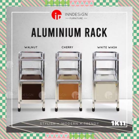 Storage Cabinet kitchen cabinet aluminum racks, Furniture & Home Living ...