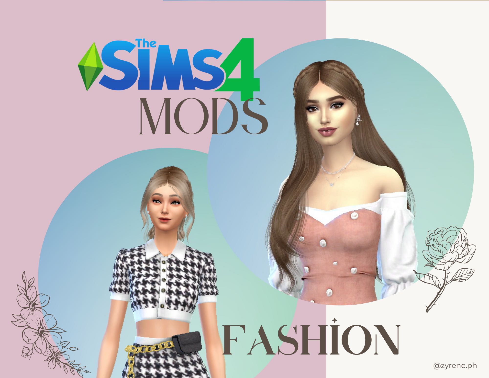 Sims 4 Fashion Mods (1st Collection) - PC/MAC, Video Gaming, Video ...