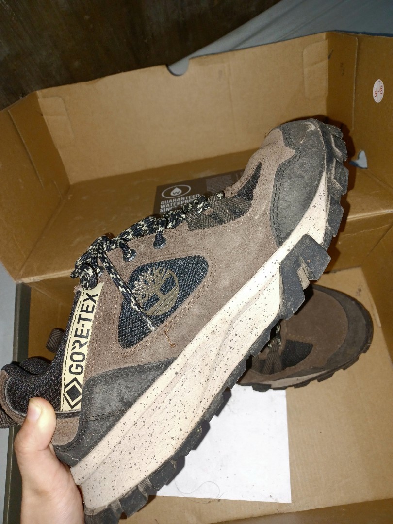 TIMBERLAND GARRISON TRAIL GTX LOW HIKER DARK BROWN SUEDE, Luxury ...