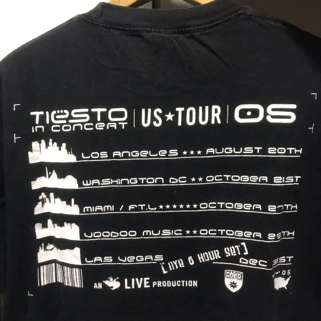 Vintage 2005 Tiesto US Tour Shirt, Men's Fashion, Tops & Sets, Tshirts ...