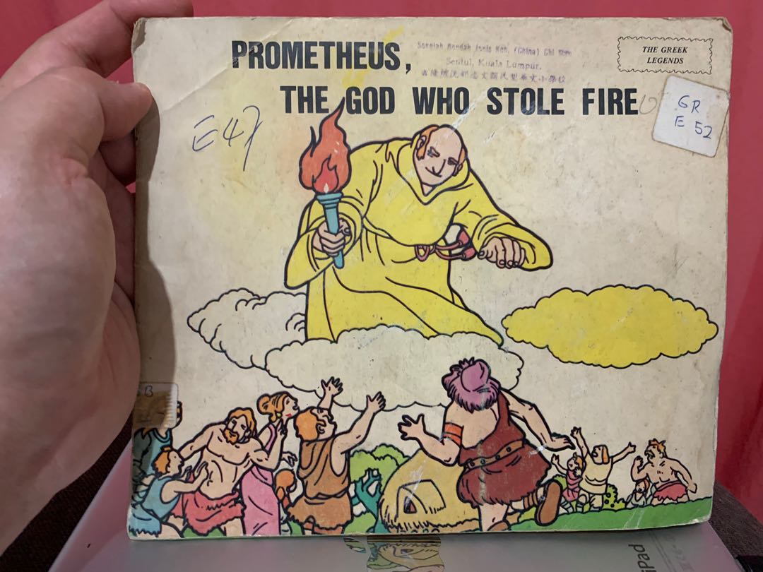 Vintage Book: Prometheus, The God Who Stole Fire RM15, post add RM7 ...