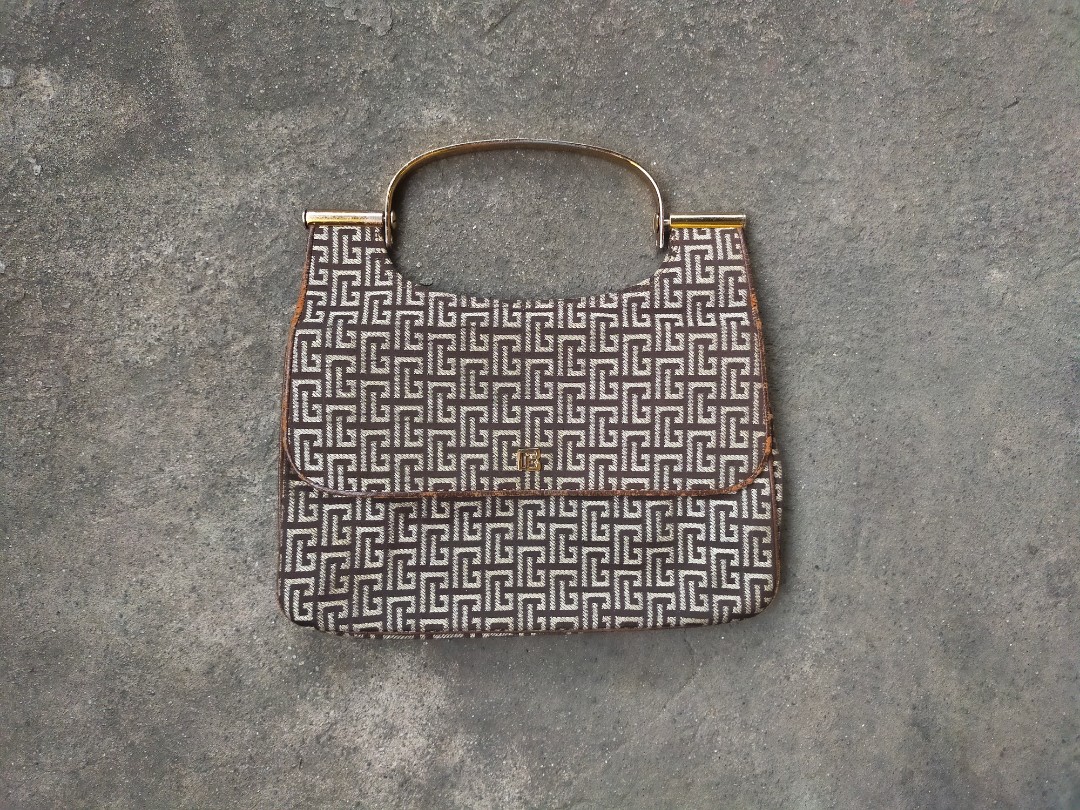 Vintage rare Pierre Balmain hand bag, Luxury, Bags & Wallets on Carousell