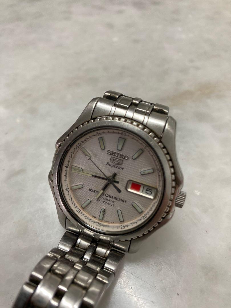 Vintage Seiko 5 Superior 7S36-0090 - Luminous Dial 23 jewels automatic, Men's Fashion, Watches ...