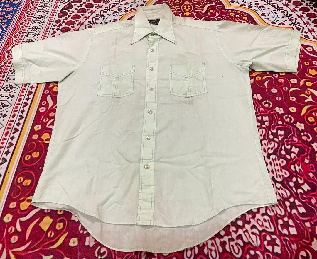 Vintage Towncraft 70s, Men's Fashion, Tops & Sets, Formal Shirts on ...