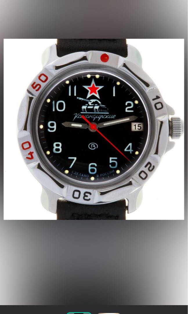 Vostok BocTOK Komandirskie Russian Diving Watch, Men's Fashion, Watches ...