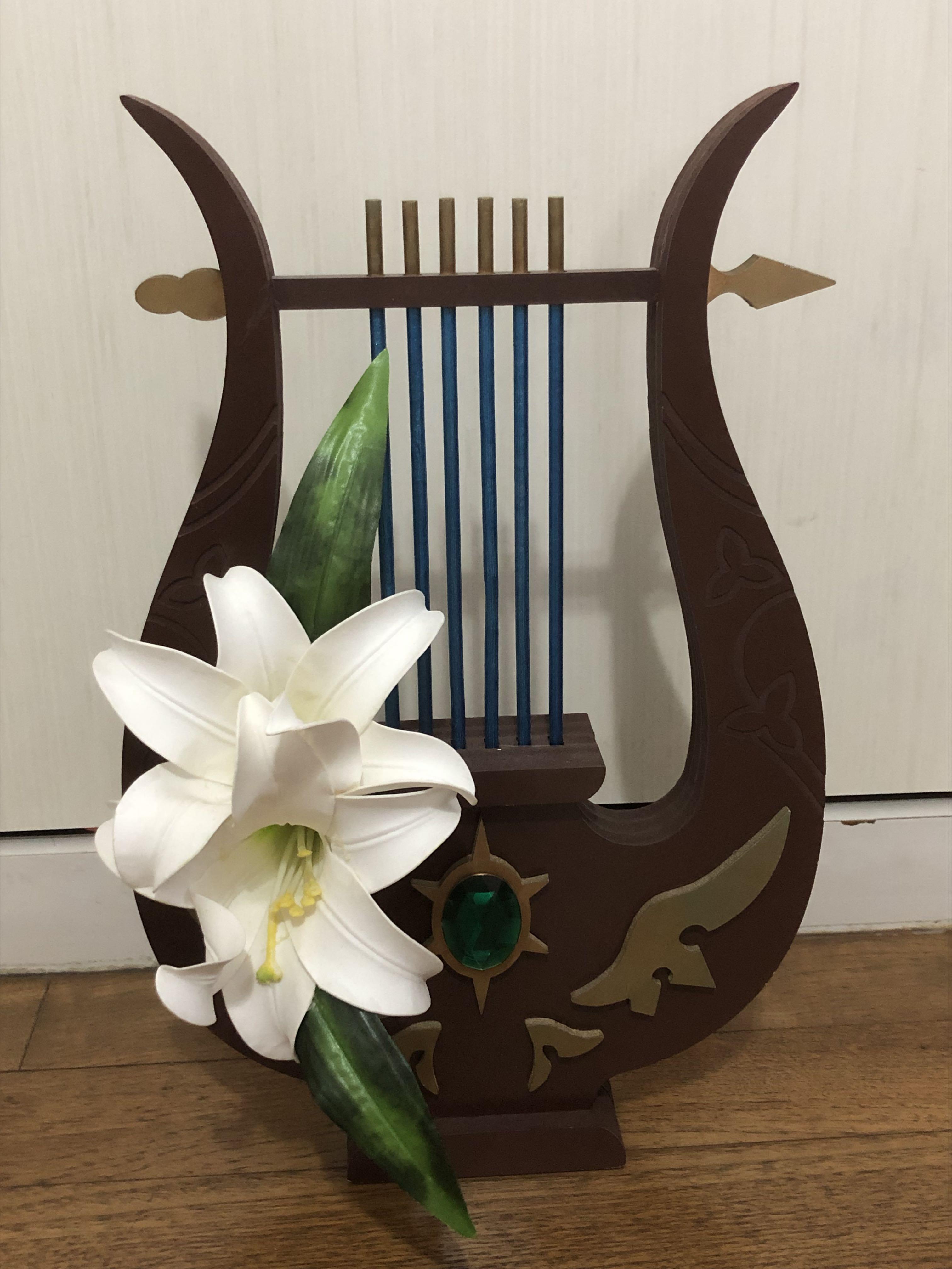 WTS Venti Lyre Prop Cosplay !, Hobbies & Toys, Memorabilia ...