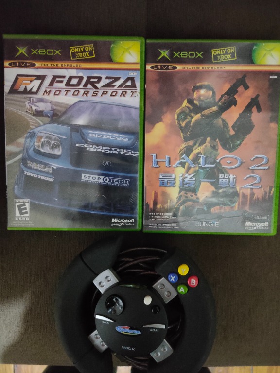 Xbox OG wheel Controller, Video Gaming, Gaming Accessories, Controllers ...