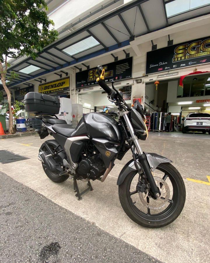 Yamaha FZN150 Wrap, Motorcycles, Motorcycle Accessories on Carousell