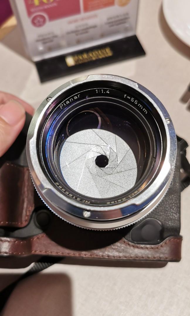 zeiss contarex 55mm F1.4, Photography, Lens & Kits on Carousell