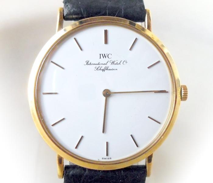 18k Solid GOLD 1960s IWC Schaffhausen PORTOFINO Dress Watch, Luxury ...