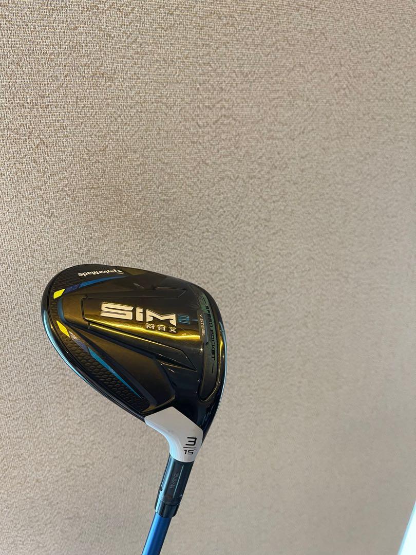 3 Wood Taylormade Sim 2 Max Tour AD Premium Shaft, Sports Equipment ...