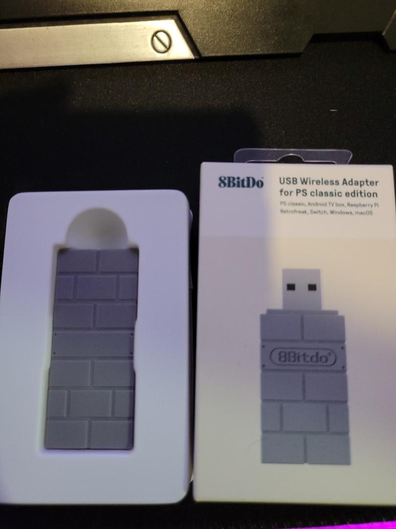 8Bitdo Wireless USB Adapter XBox PS Wii Nintendo, Video Gaming, Gaming ...