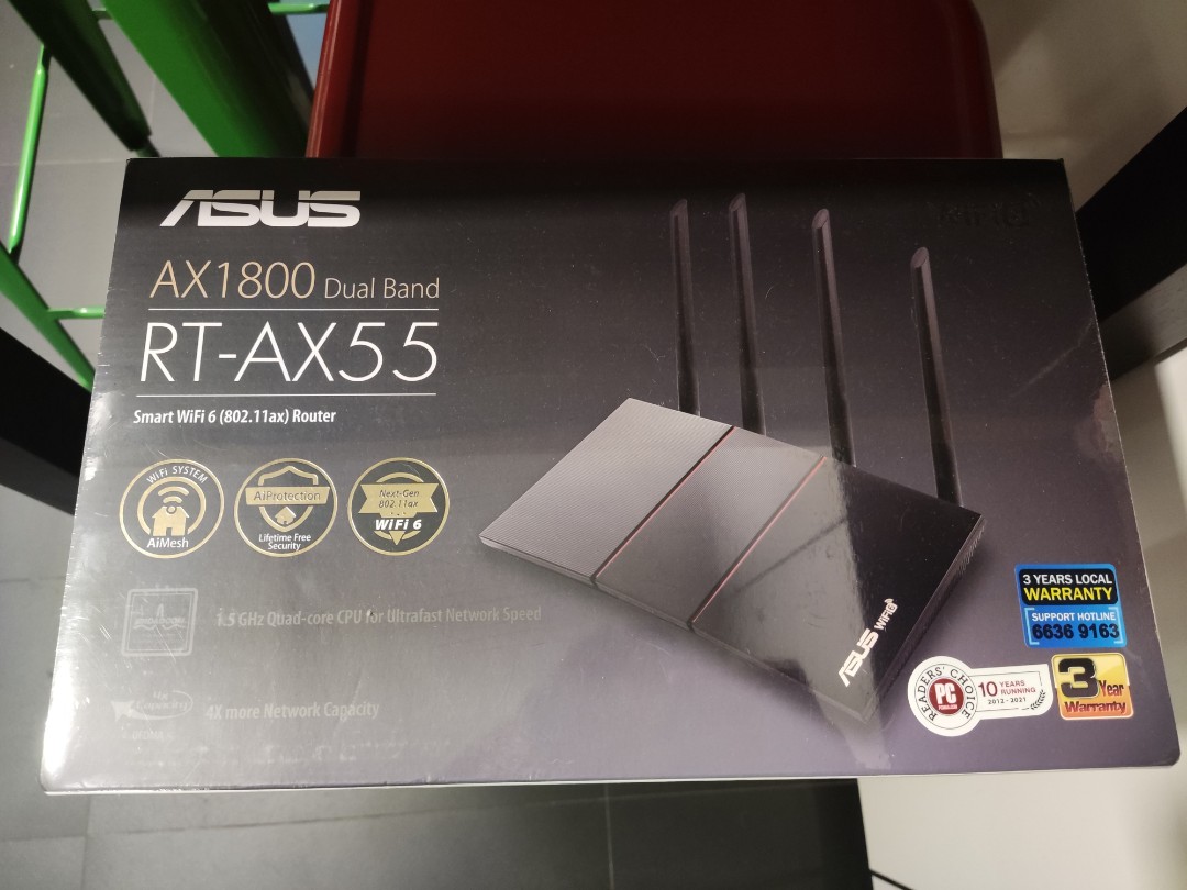Asus RT-AX55 router, Computers & Tech, Parts & Accessories, Networking ...