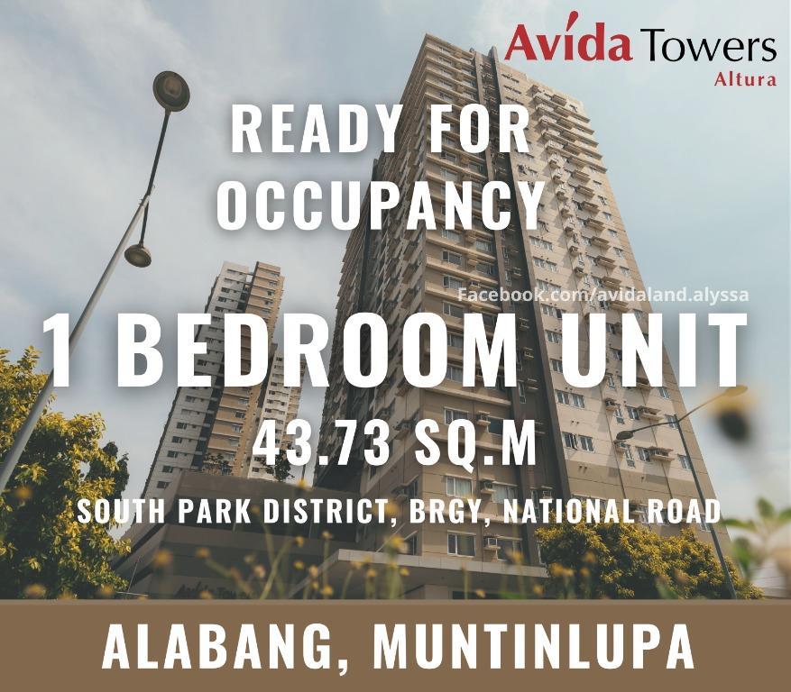 MOVE-IN READY | AVIDA TOWERS ALTURA IN SOUTH PARK DISTRICT, ALBANG, MUNTINLUPA, Property, For ...