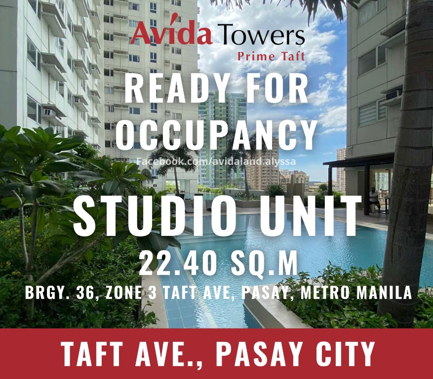 AVIDA TOWERS PRIMETAFT IN TAFT AVE, PASAY CITY, Property, For Sale ...