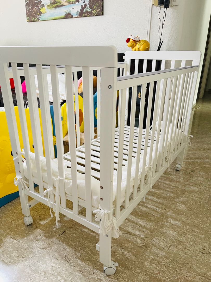 Baby Cot Happy Cot Happy Wonder+ 5-in-1 Convertible Baby Cot, Babies ...