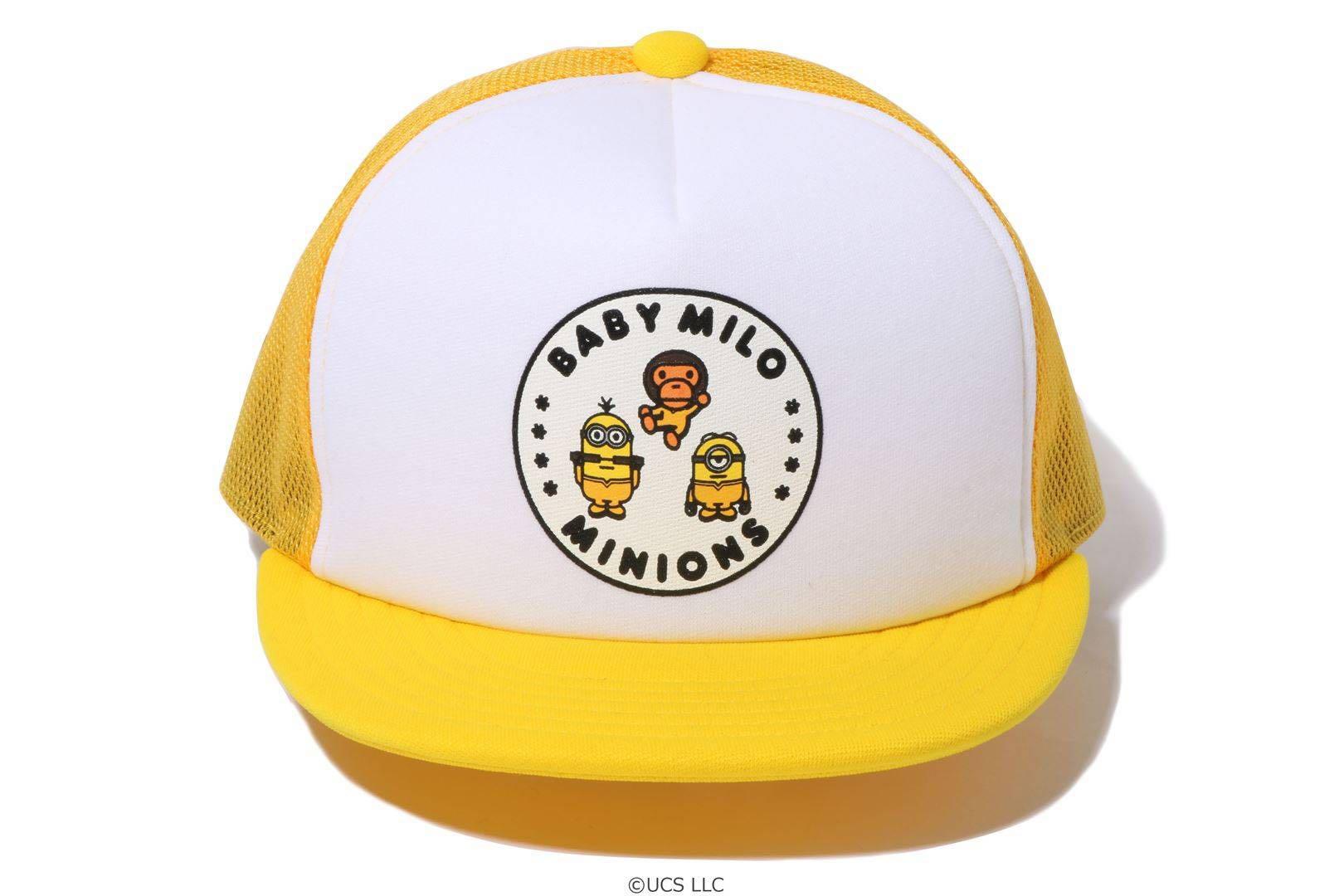 BAPE X MINIONS BABY MILO MESH CAP, Men's Fashion, Watches & Accessories ...