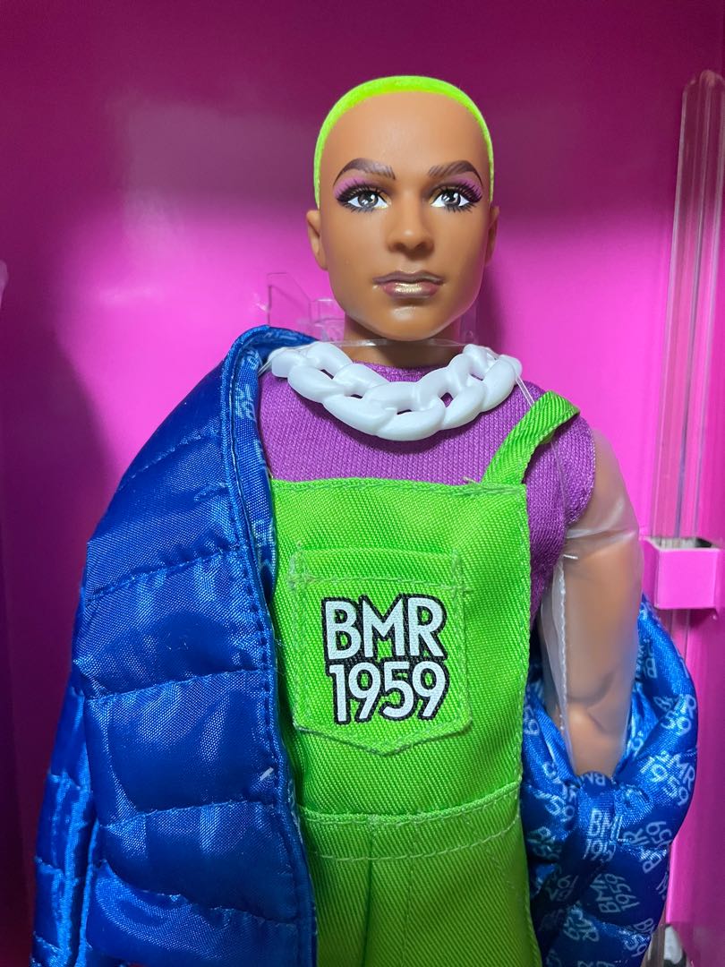 Sales!Barbie bmr1959 neon&overalls puffer jacket, Hobbies & Toys, Toys ...