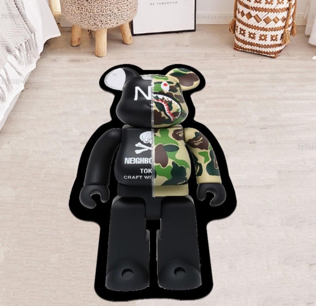 BEARBRICK FLOORMAT, Furniture & Home Living, Home Decor, Carpets, Mats ...