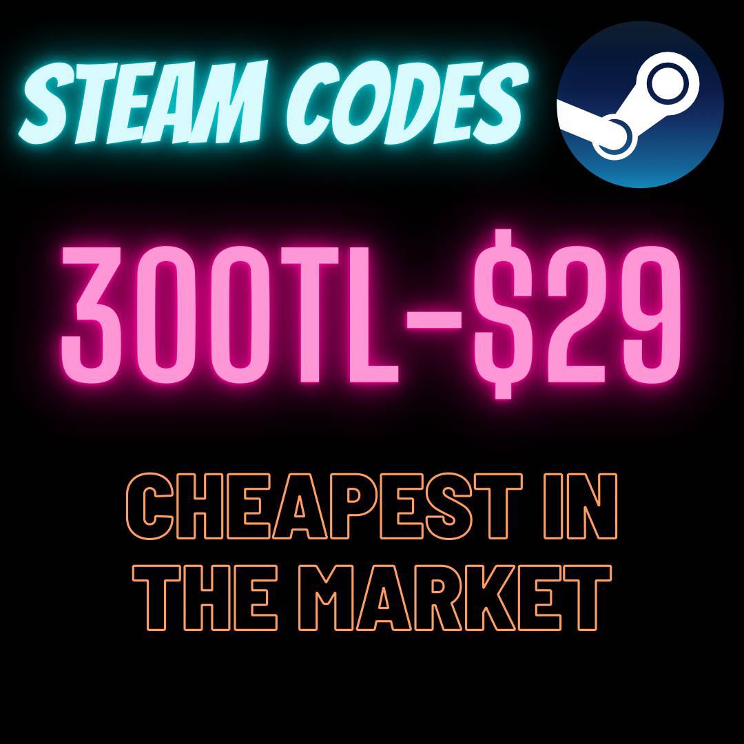 [Big Promo] Steam Gift Cards Turkey 300 TL for $29! , Video Gaming ...