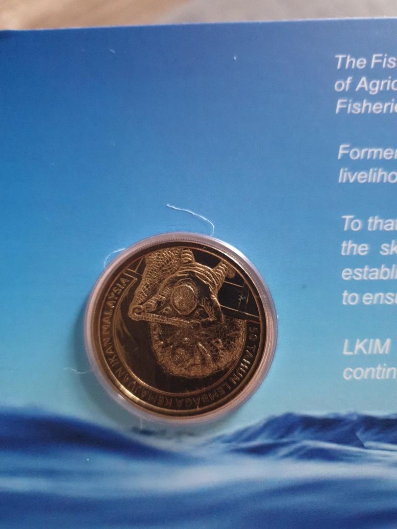 BNM LKIM 50th commemorative coin, Hobbies & Toys, Collectibles ...