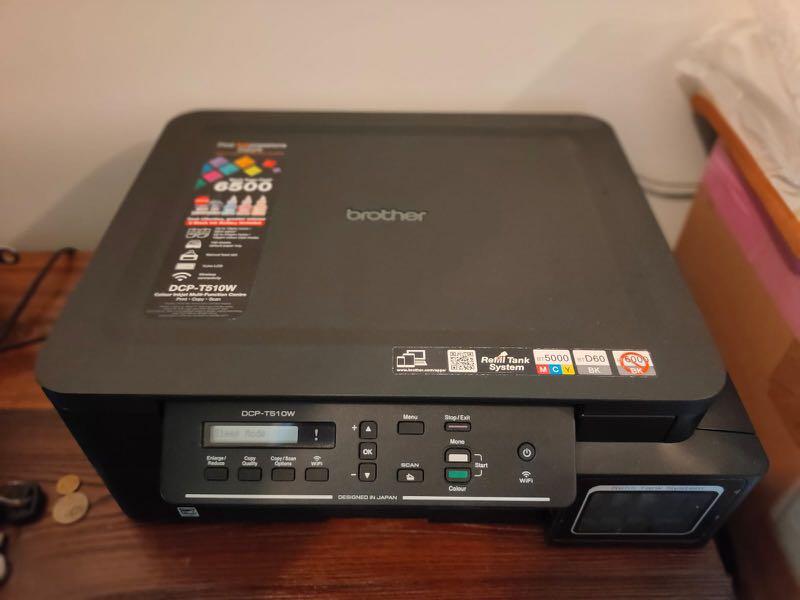 Brothers DCP-T510W printer, 電腦＆科技, 打印機及影印機 - Carousell