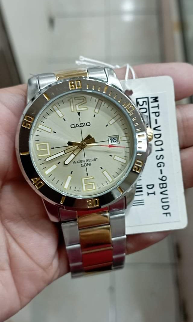 Casio Analog Two Tone, Luxury, Watches on Carousell
