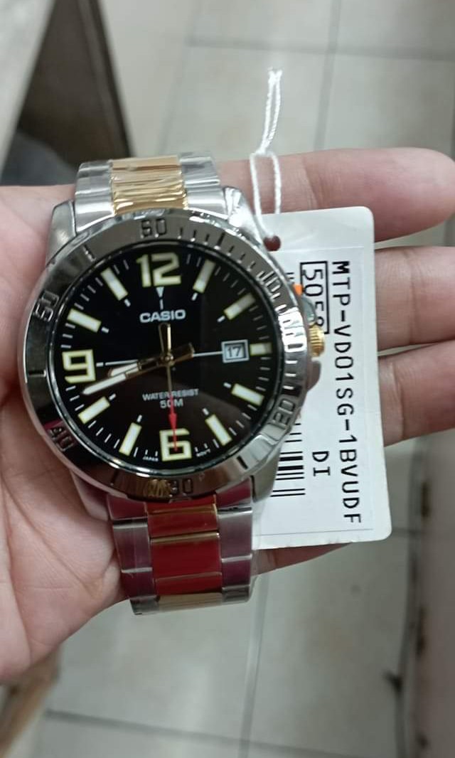 Casio Analog Two tone, Luxury, Watches on Carousell