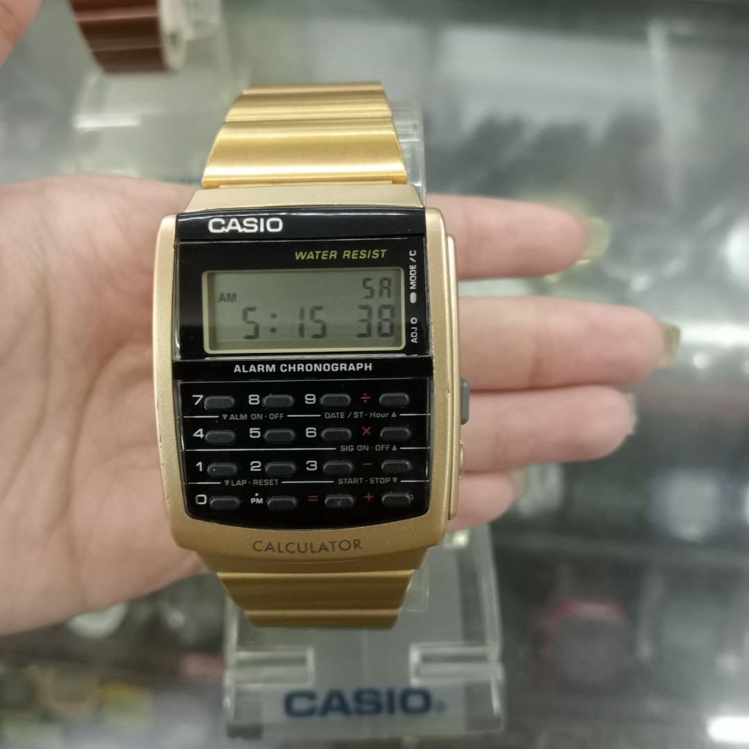 Casio Databank Gold, Luxury, Watches on Carousell