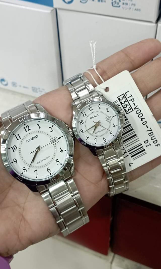 Casio Silver Stainless steel strap, Luxury, Watches on Carousell