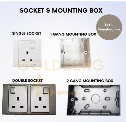 Cheapest SG Stock Legrand Mallia 2x13A Double Switch Socket Outlet ...