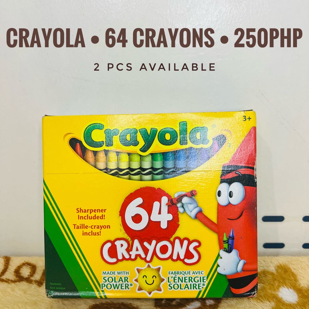 CRAYOLA 64 CRAYONS, Hobbies & Toys, Stationary & Craft, Art & Prints on ...
