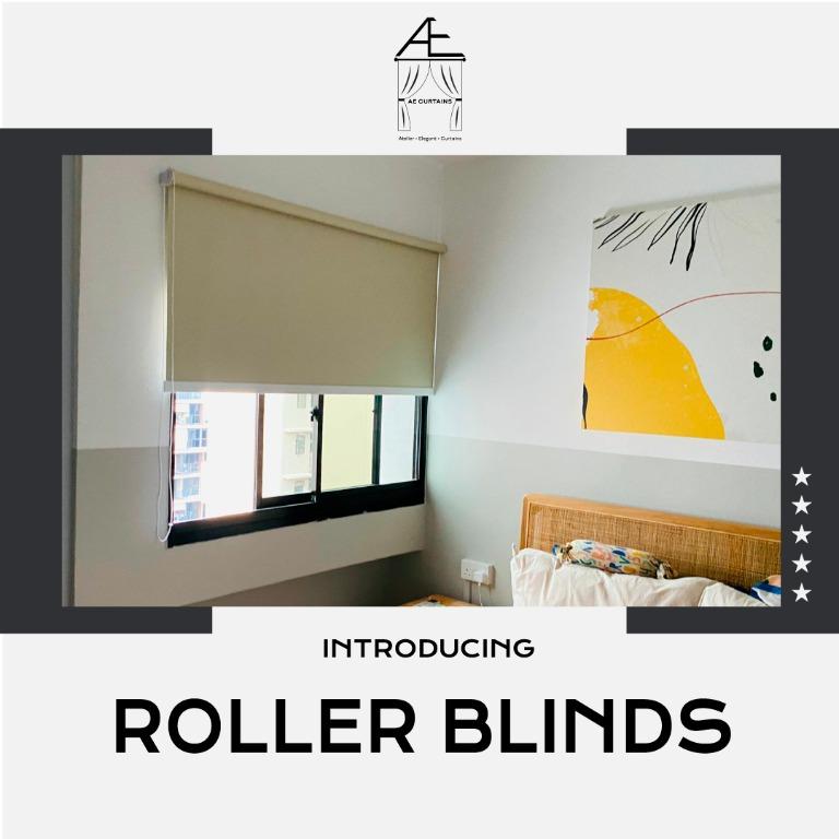 Customised Roller Blind, Furniture & Home Living, Home Decor, Curtains ...
