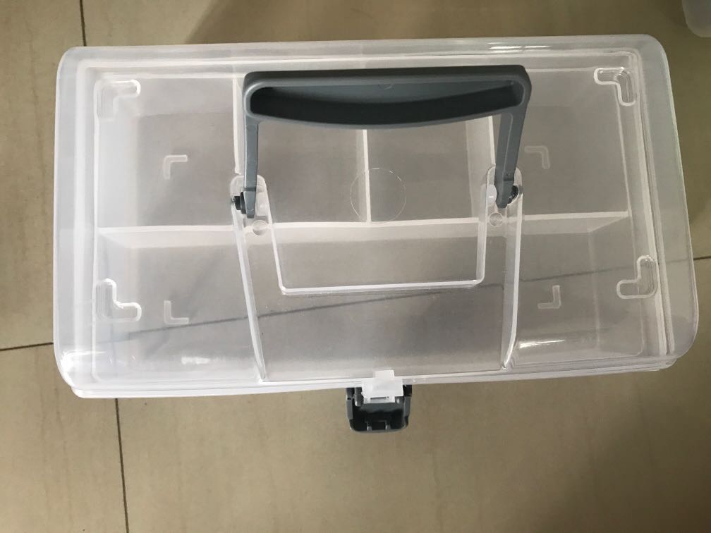 daiso storage box, Furniture & Home Living, Home Improvement ...